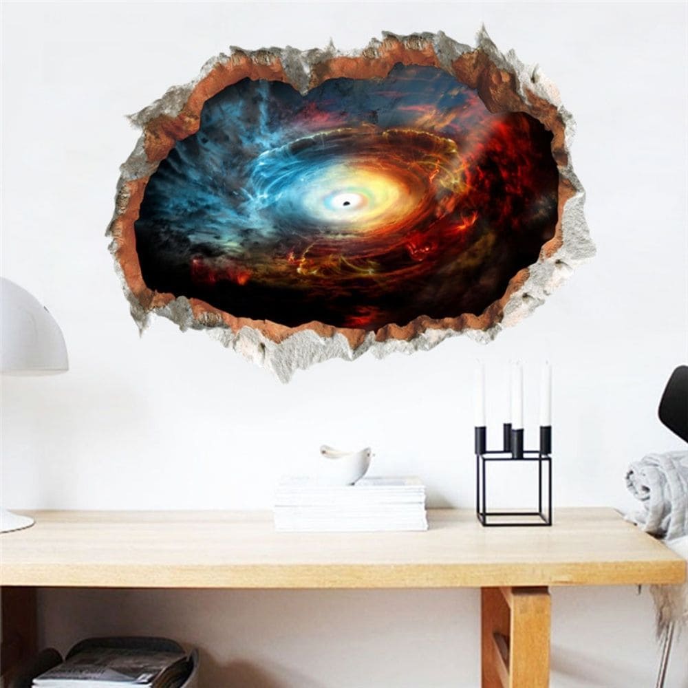 Sticker Mural Vortex Spatial | Espace Stellaire